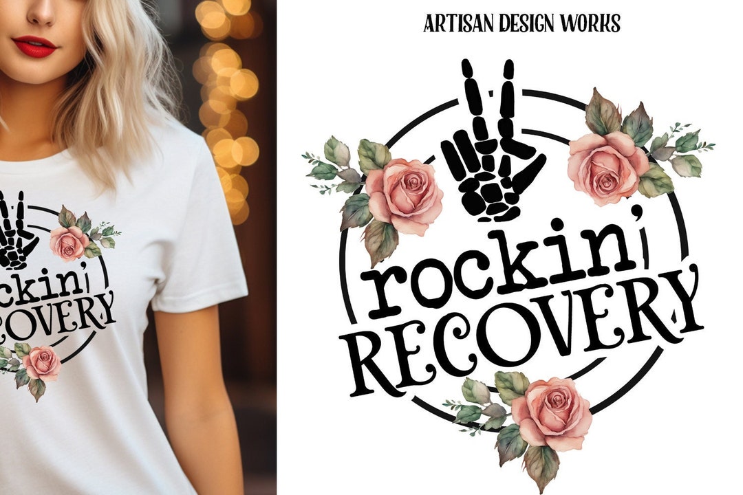 Rockin' Recovery Sublimation Sober Sublimation Recovery Gift Recovery ...