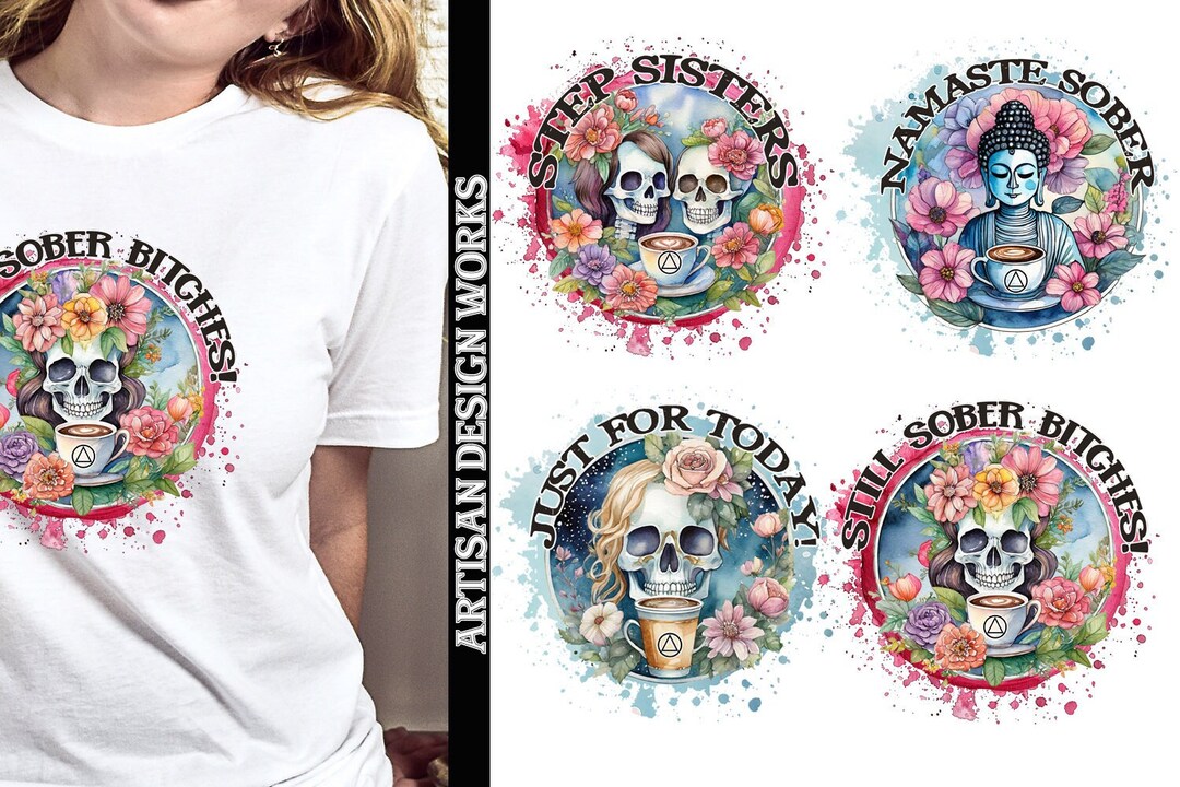 Step Sisters Sublimation Set| Sober Sublimation Set| Recovery ...