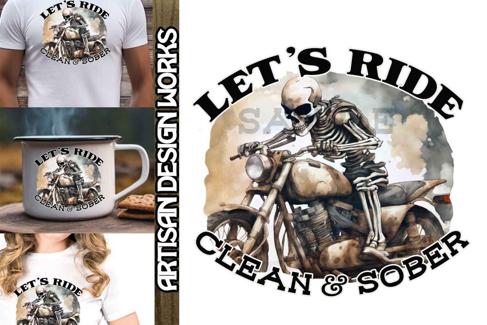 Lets Ride|motorcycle| Sober Sublimation | Recovery Sublimation ...