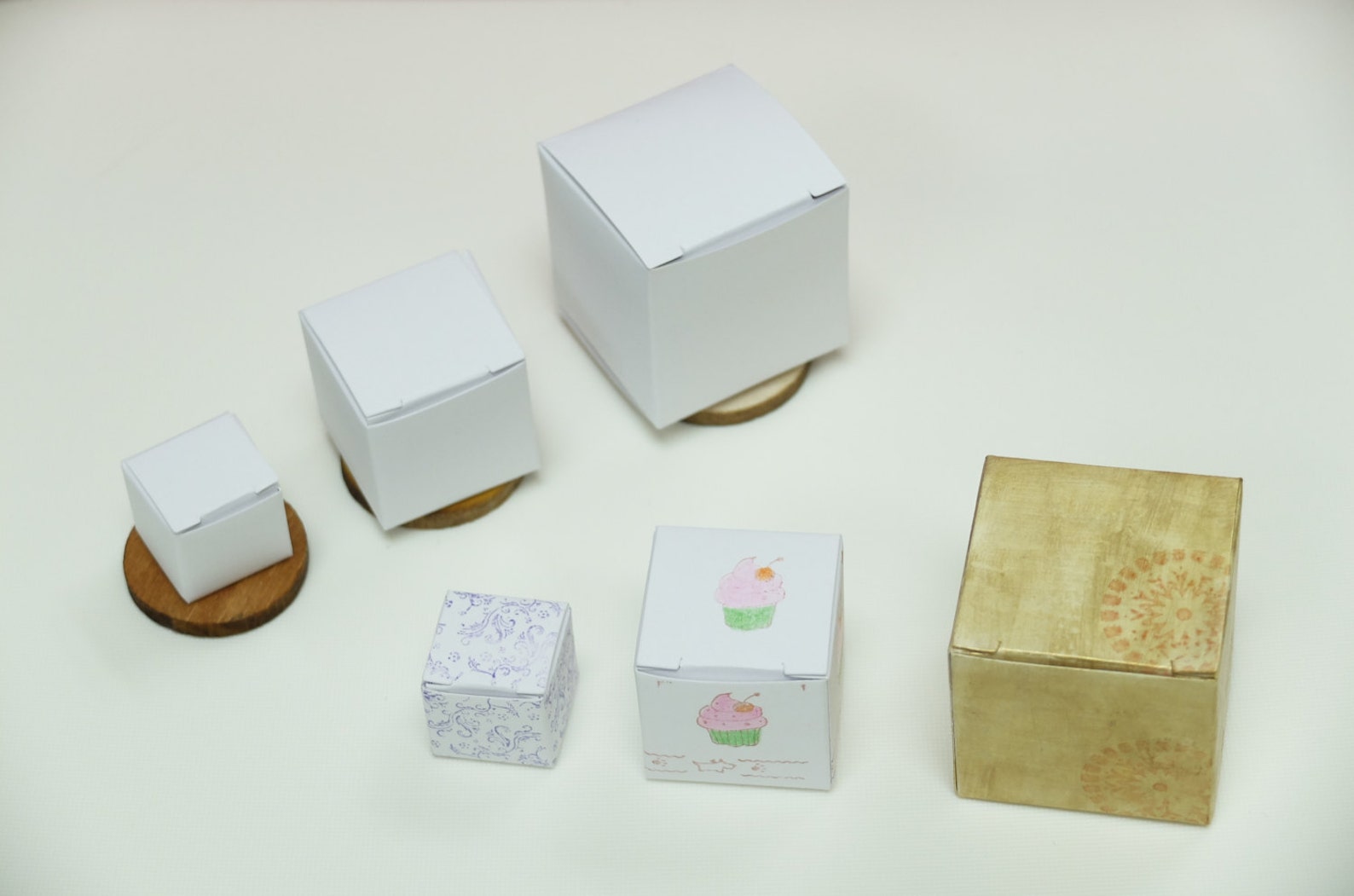 10pcs Mini Paper Box Miniature Box Gifts Packaging Mini Cube Box ...