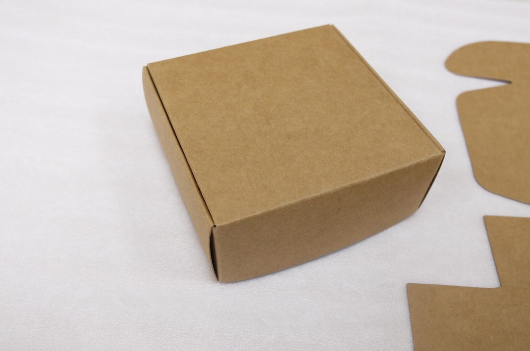 10pcs Paper Box 3.35 X 3.35 X 1.38" - Kraft Paper Box- Brown Paper Box ...