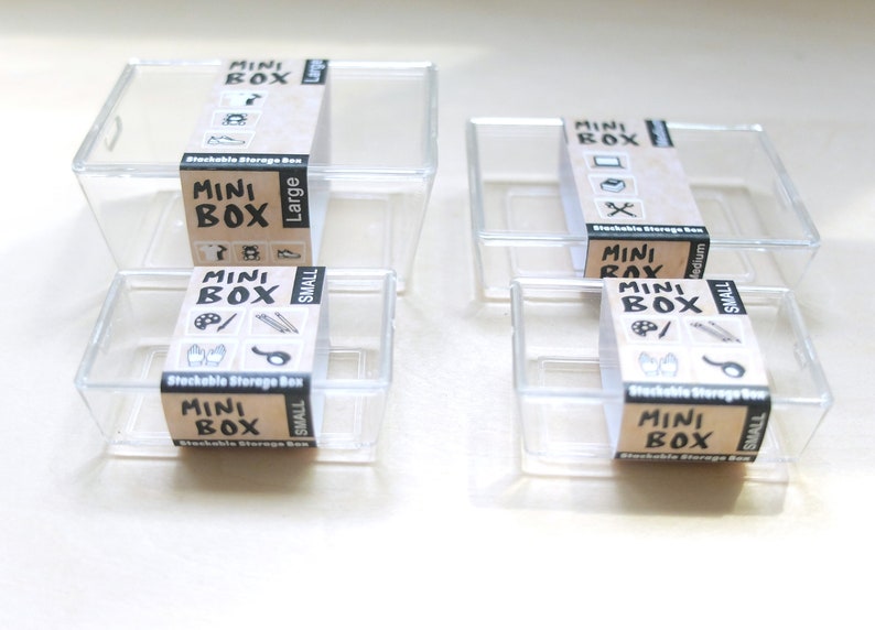 Miniature Storage Box Set of 4 Pcs Miniature Storage - Etsy
