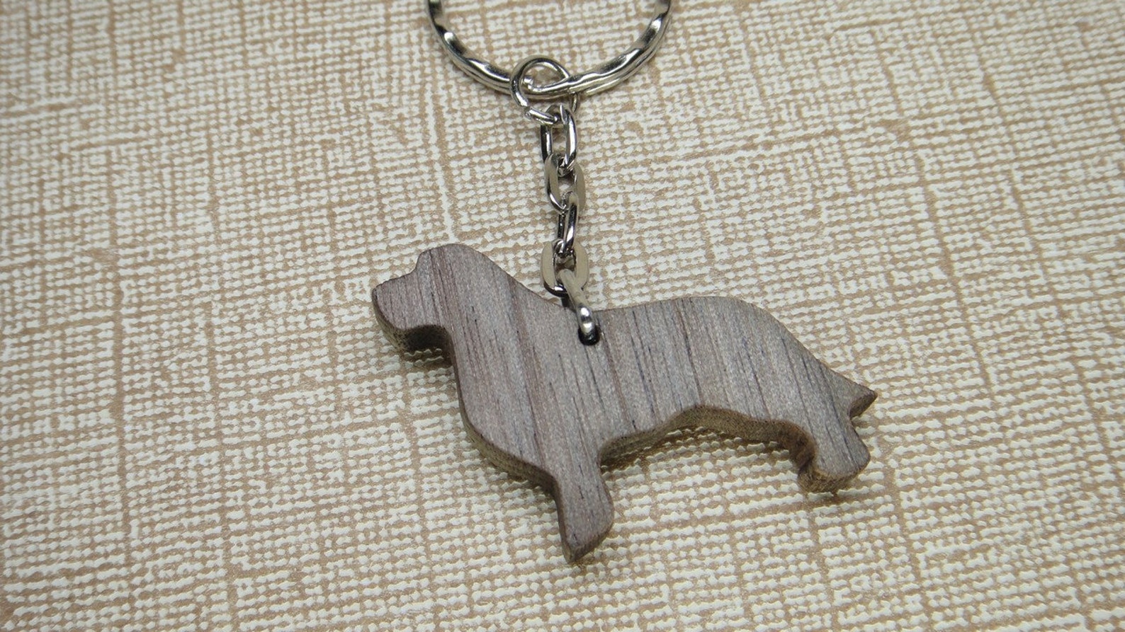 Wood Goldie Dog Keychain Golden Retriever Wood Golden - Etsy