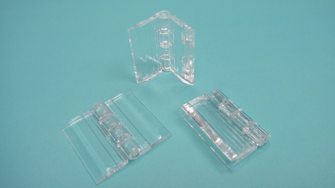 4pcs Small Acrylic Plastic Hinge 1.18 X 1.3 30mm X 33mm Acrylic Hinges ...