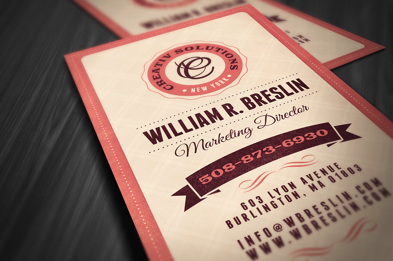Retro Business Card - Etsy