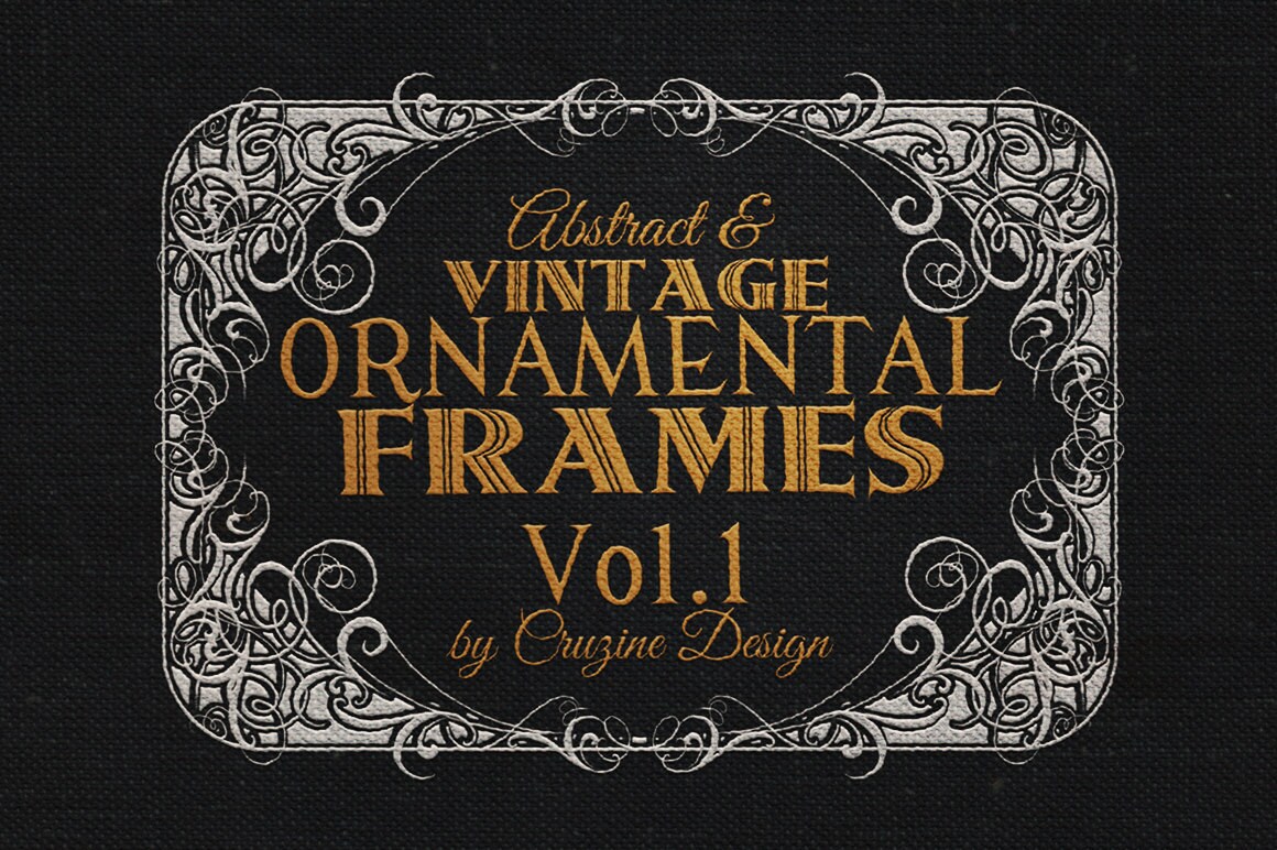 10 Frames Vol.1 - Vintage Ornament - Etsy