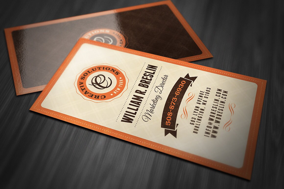 Retro Business Card - Etsy