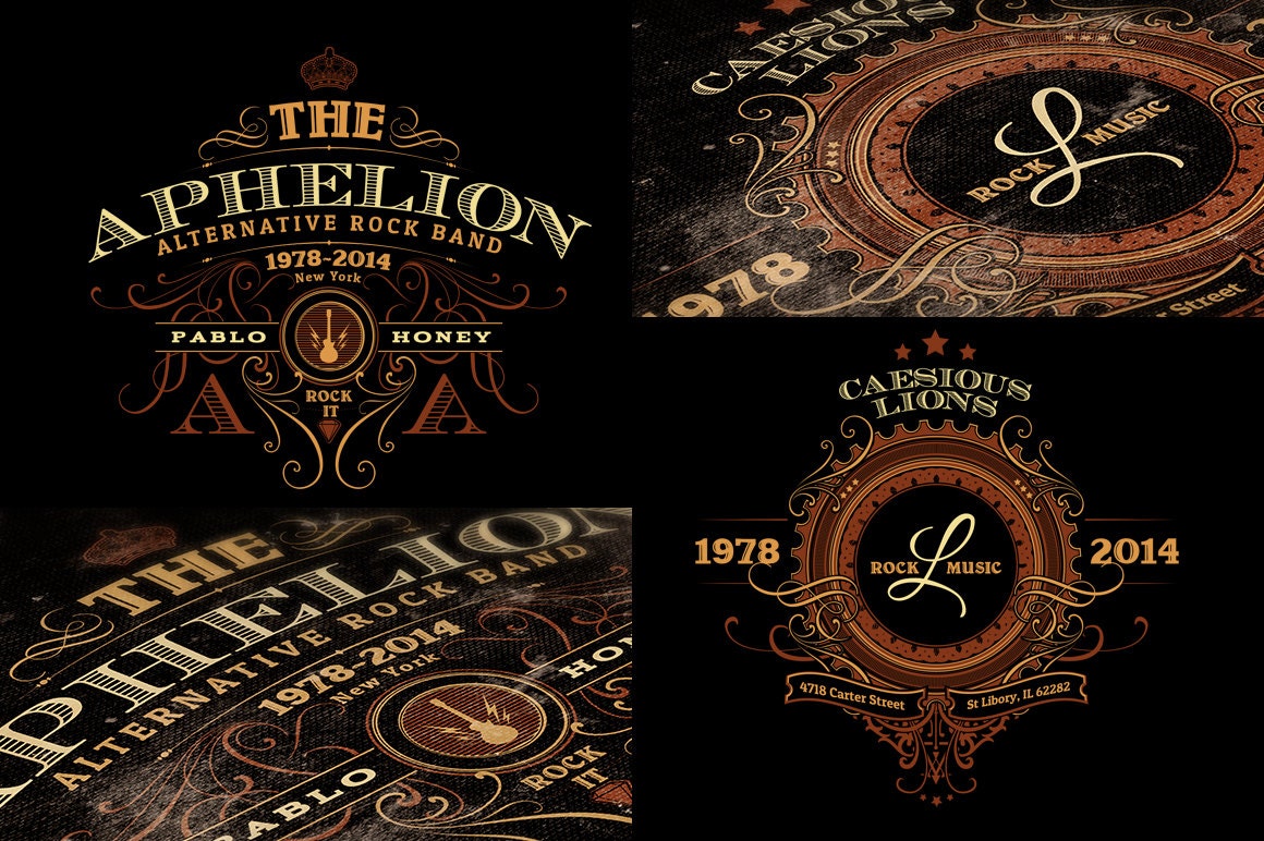 Complex Logos/signs/badges V.1 - Etsy