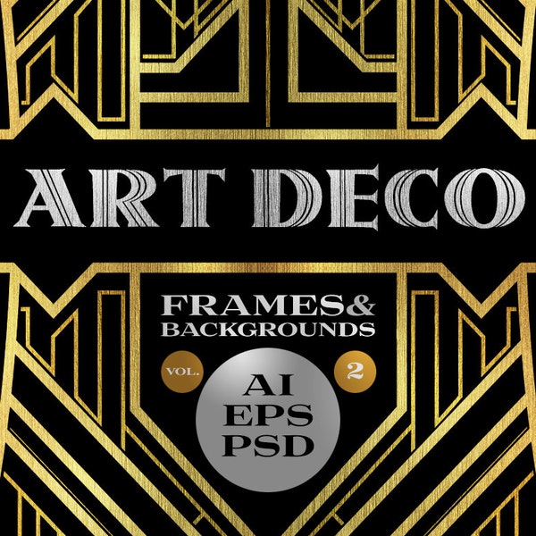 Art Deco Vector - Etsy