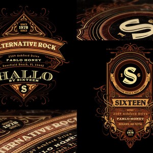 Complex Logos/signs/badges V.1 - Etsy