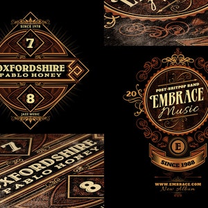 Complex Logos/signs/badges V.1 - Etsy