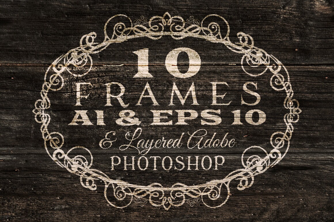 10 Frames Vol.4 - Vintage Ornament - Etsy