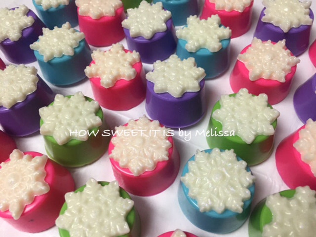 Mini Snowflake Oreos (2 Dozen) - Frozen, Christmas, Holidays - Etsy