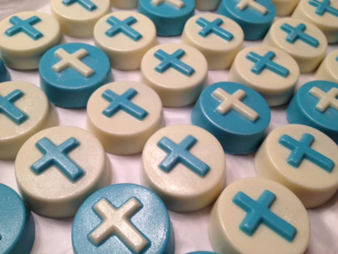 Chocolate Covered Double Stuffed Oreos With Cross (1 Dozen) - Baptism ...