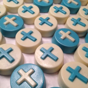 Chocolate Covered Double Stuffed Oreos With Cross (1 Dozen) - Baptism ...