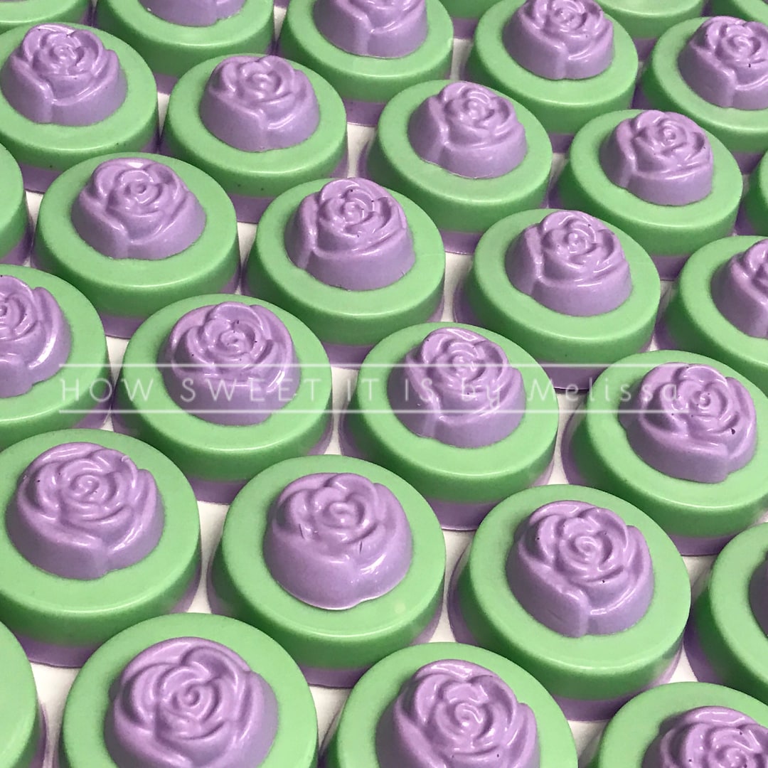 Chocolate Covered Double Stuffed Oreos With Rose (1 Dozen) -baby Shower ...