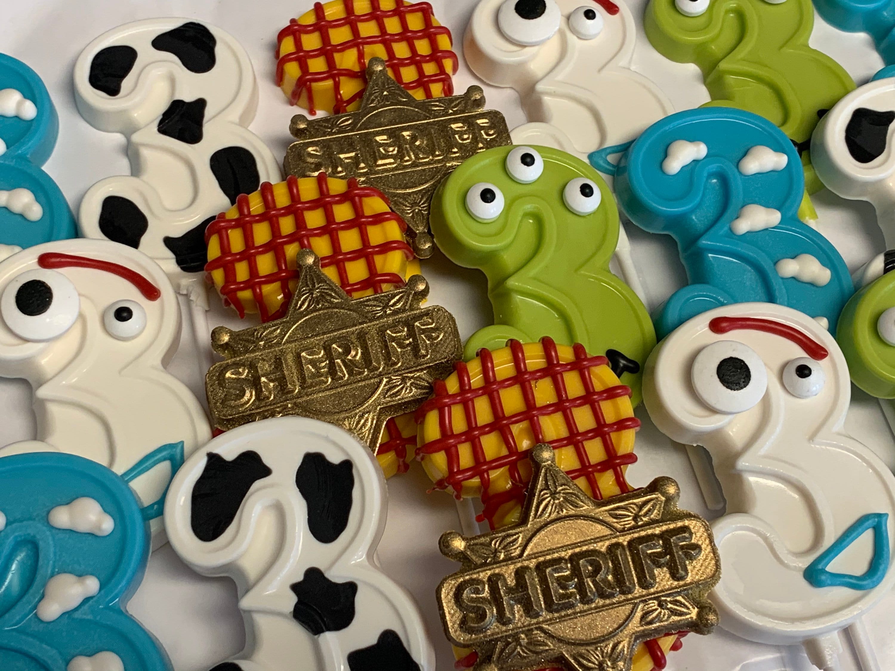 Toy Story Assortment Chocolate Lollipops Oreos and Pretzels | Etsy