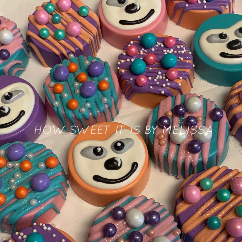 Sloth Assortment Chocolate Oreos and Pretzels - Etsy