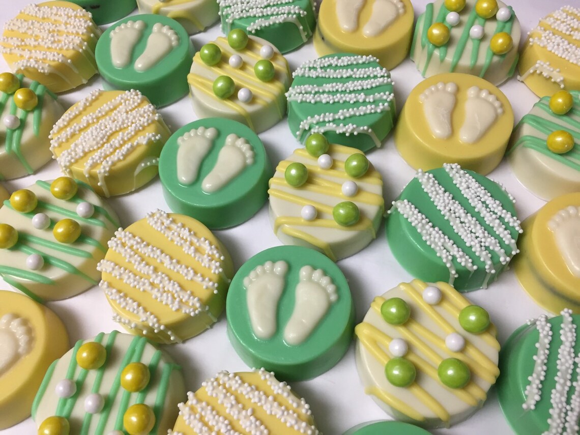 Baby Themed Chocolate Covered Double Stuffed Oreos Baby - Etsy
