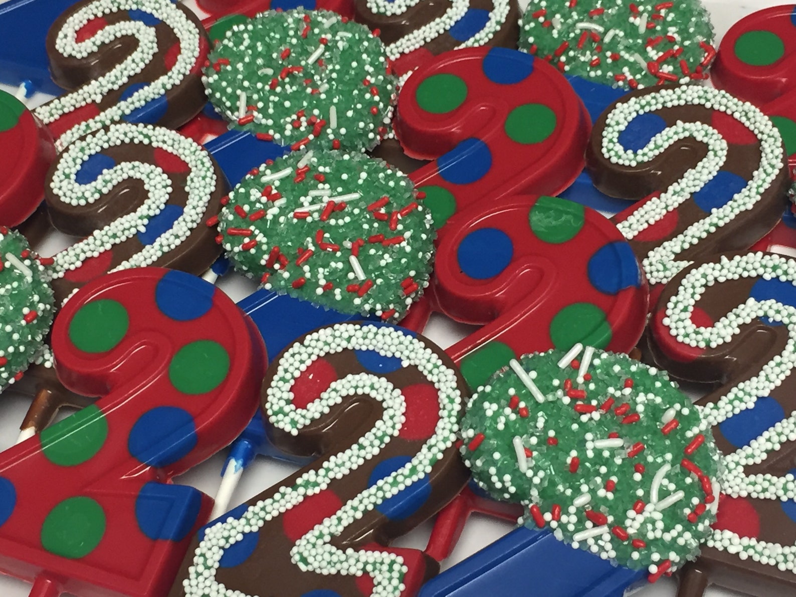 Number 2 Chocolate Lollipops 1 Dozen - Etsy