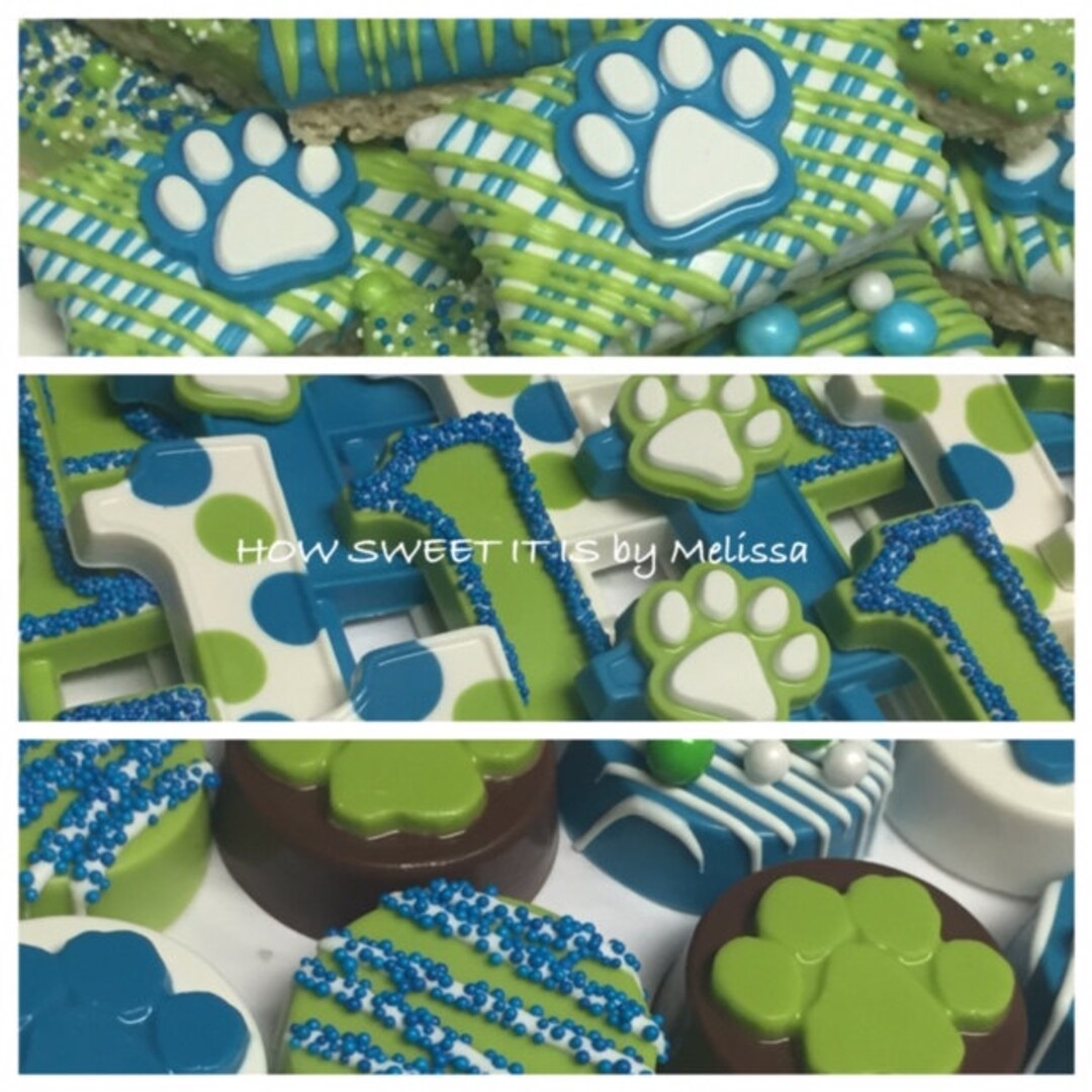 Paw Print Assortment - Chocolate Oreos, Number Lolly's and Rice ...
