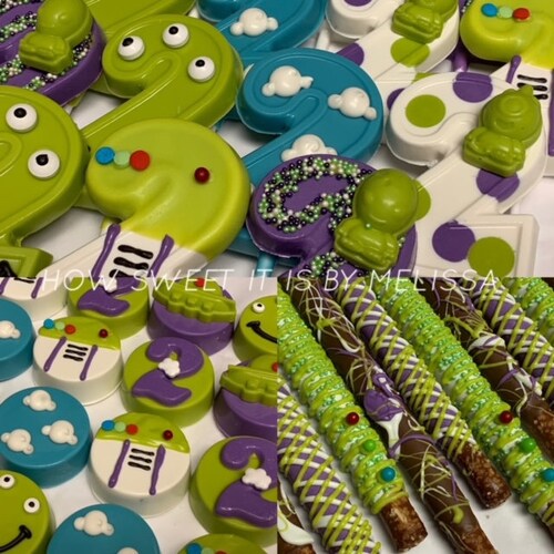 Toy Story Assortment Chocolate Lollipops Oreos and Pretzels - Etsy