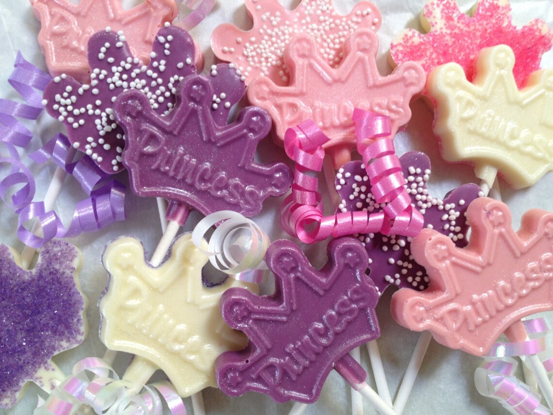 Sparkle & Shine Princess Lollipops 1 Dozen Birthday Baby - Etsy