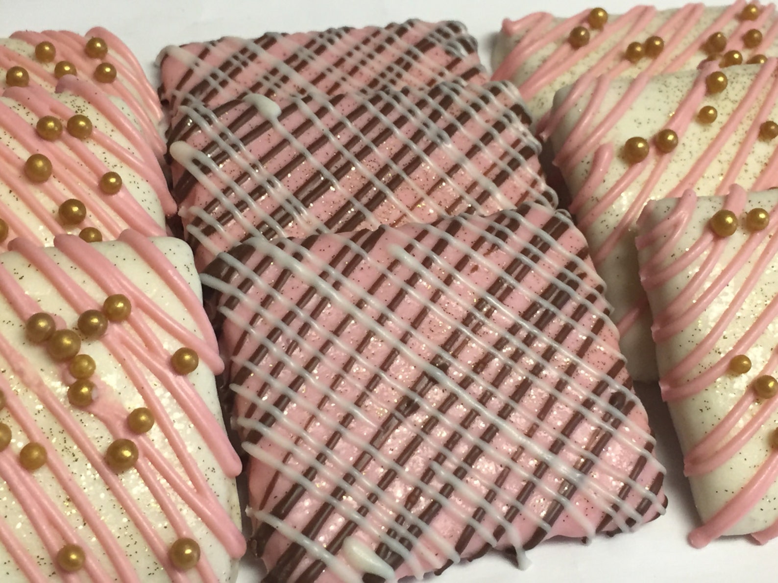 Chocolate Covered Graham Crackers (1 Dozen) - Birthday, Bridal Shower ...