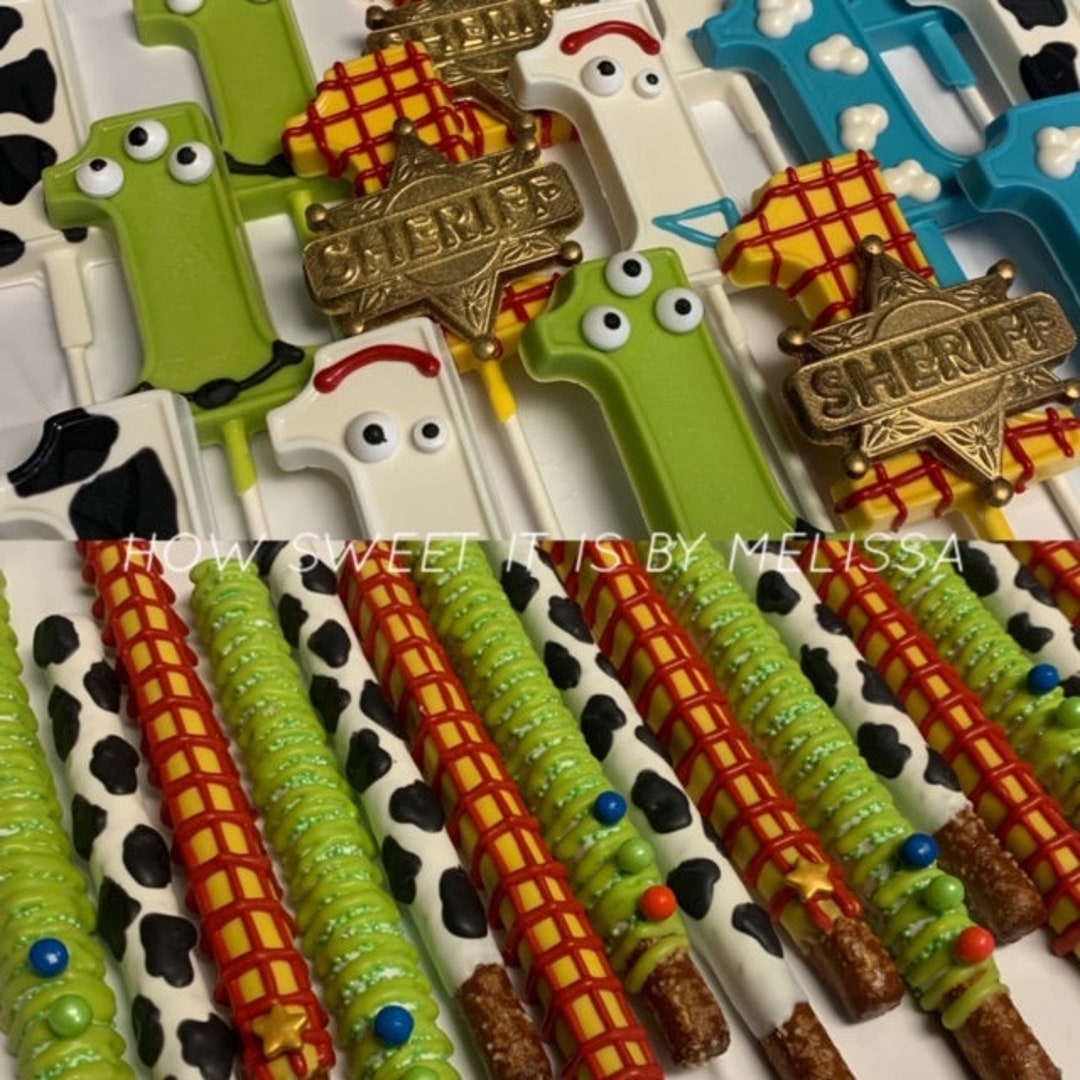 Toy Story Assortment - Chocolate Lollipops and Pretzels - Etsy
