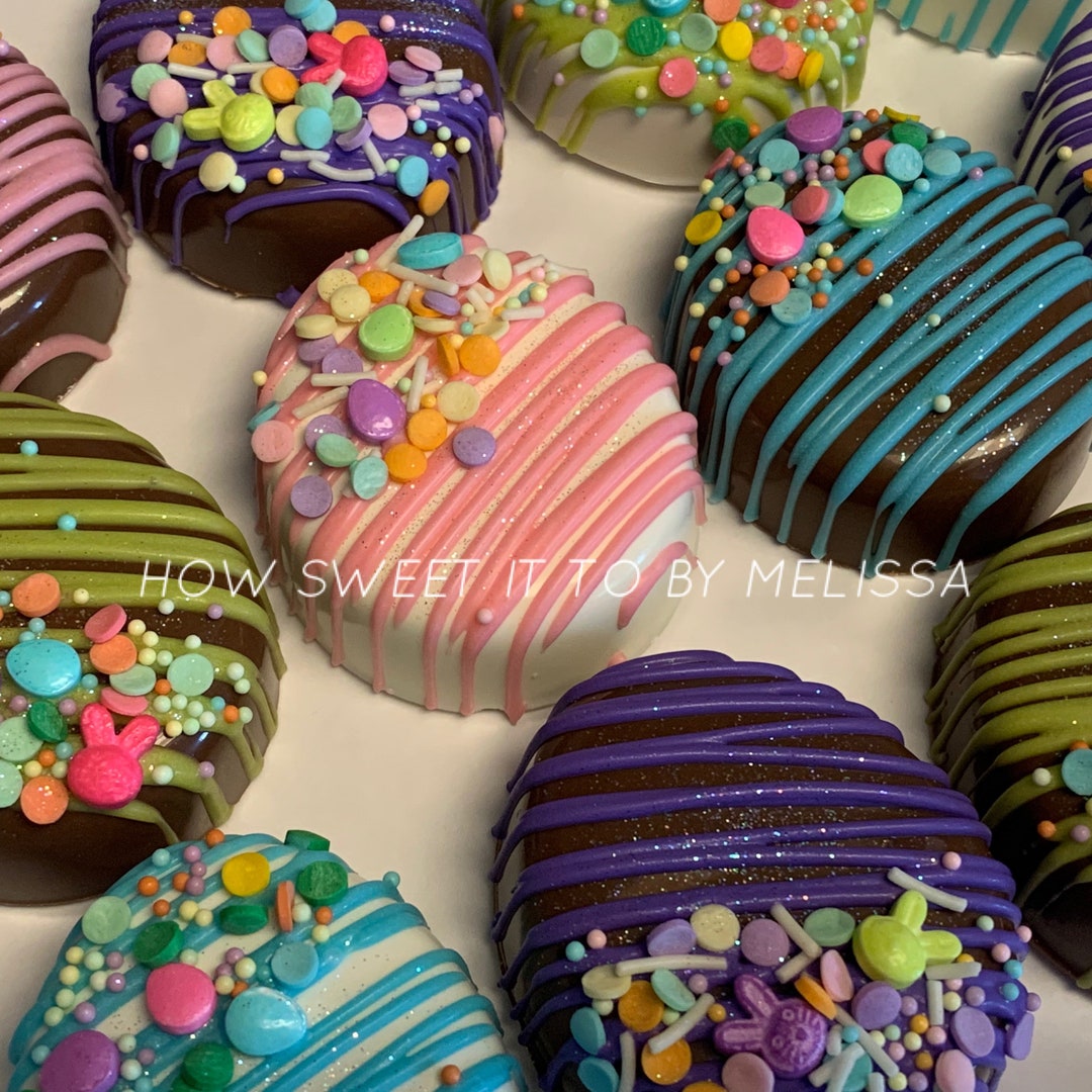 Large Easter Egg Double Stuffed Oreos (1 Dozen) - Easter, Passover - Etsy