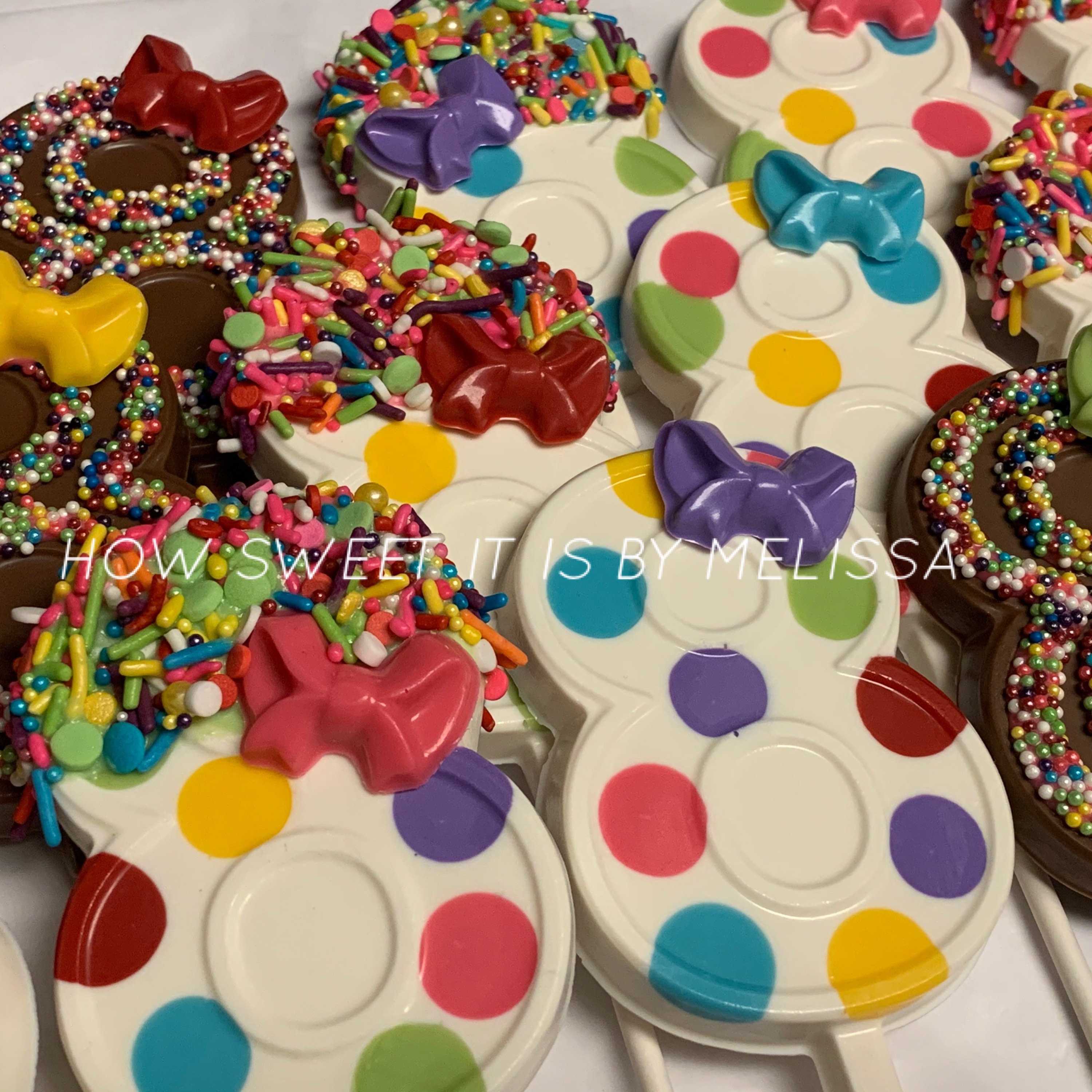 Number "8" Chocolate Lollipops (1 Dozen) - Etsy