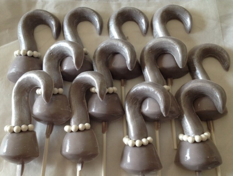 HOOK Chocolate Lollipops 1 Dozen Peter Pan Captain Hook - Etsy