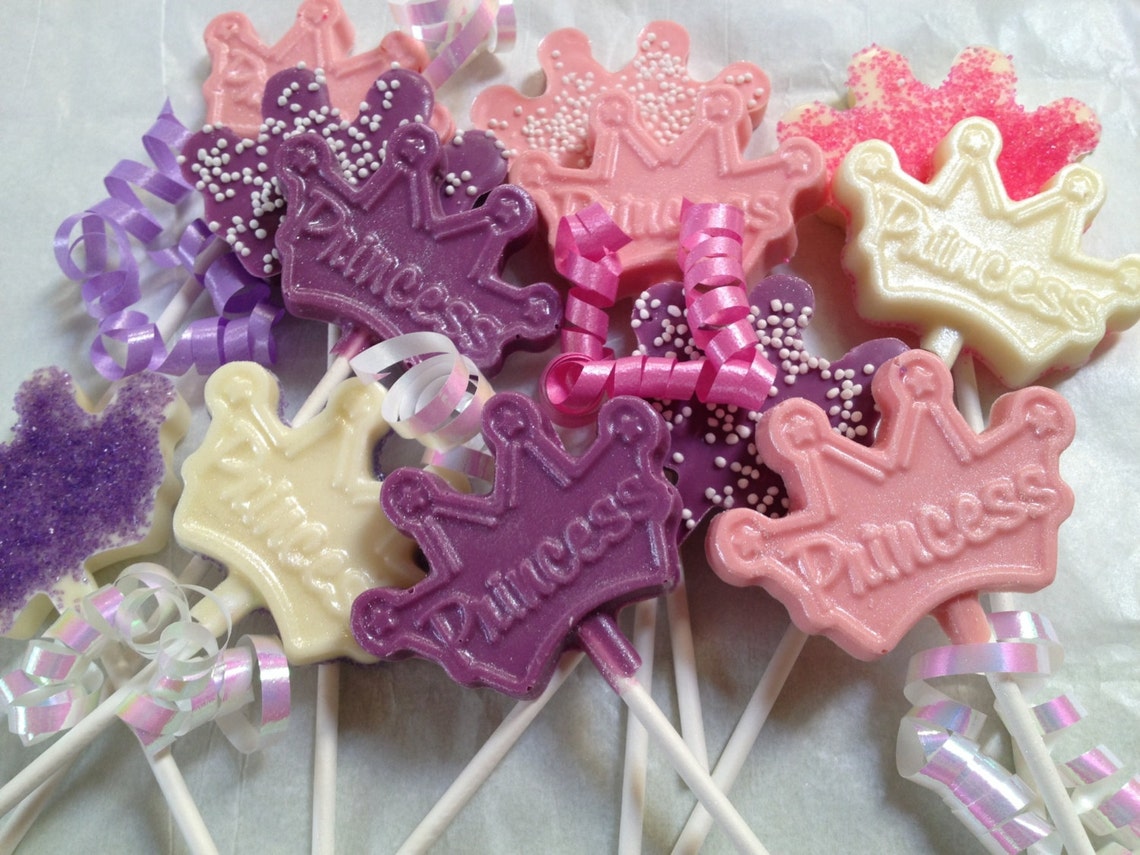 Sparkle & Shine Princess Lollipops 1 Dozen Birthday Baby - Etsy