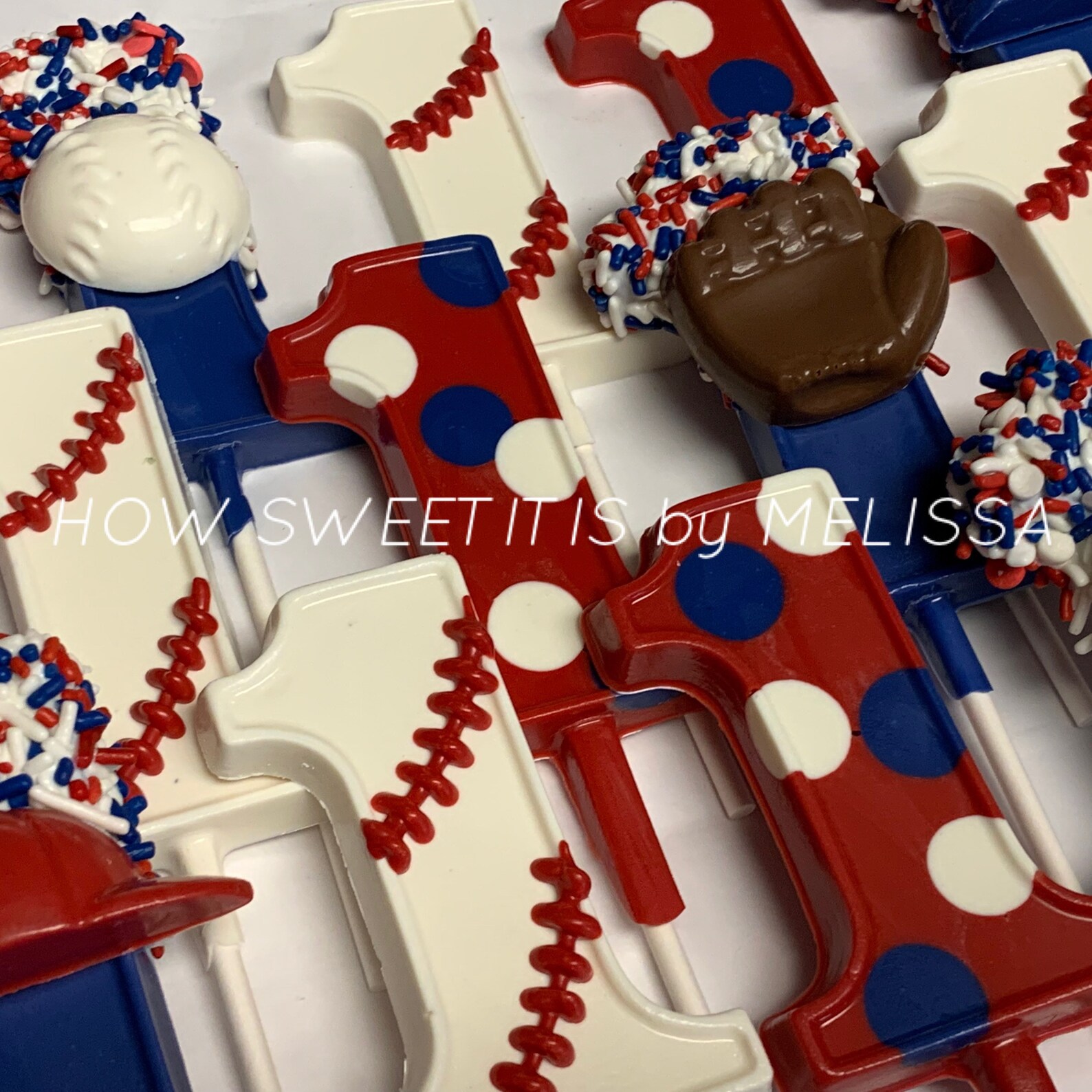 Baseball Party Assortment Chocolate Lollipops Rice Krispies - Etsy