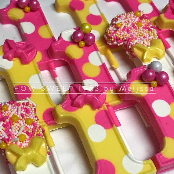 Number 1 Chocolate Lollipops 1 Dozen - Etsy