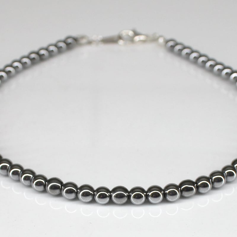 Hematite Bracelet - Etsy