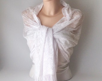 Tulle bridal shawl | Etsy