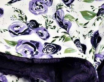 Minky Blanket Girl - Etsy
