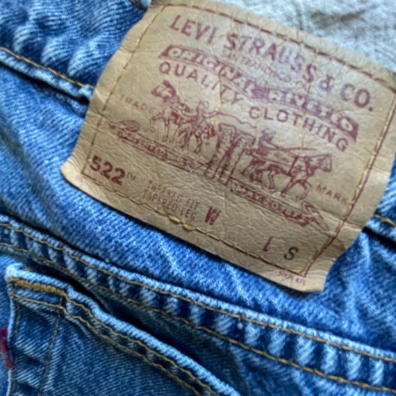 Vintage Levis 522 Made in USA Redline, Size 22 Short … - Gem