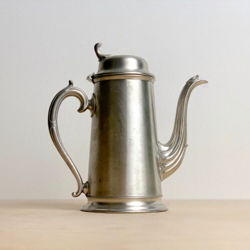 Large Vintage Ewer Pewter Coffee Pot / Teapot/ Water Pitcher | Etsy