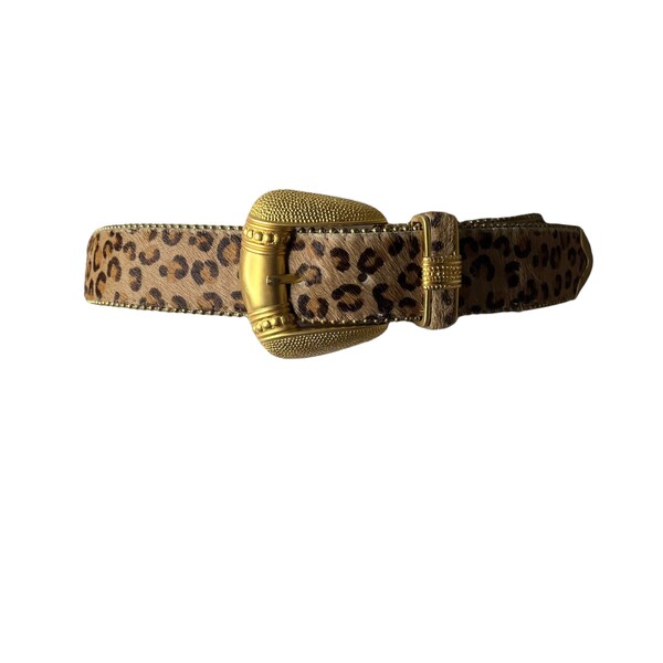Cheetah Print Belt - Etsy