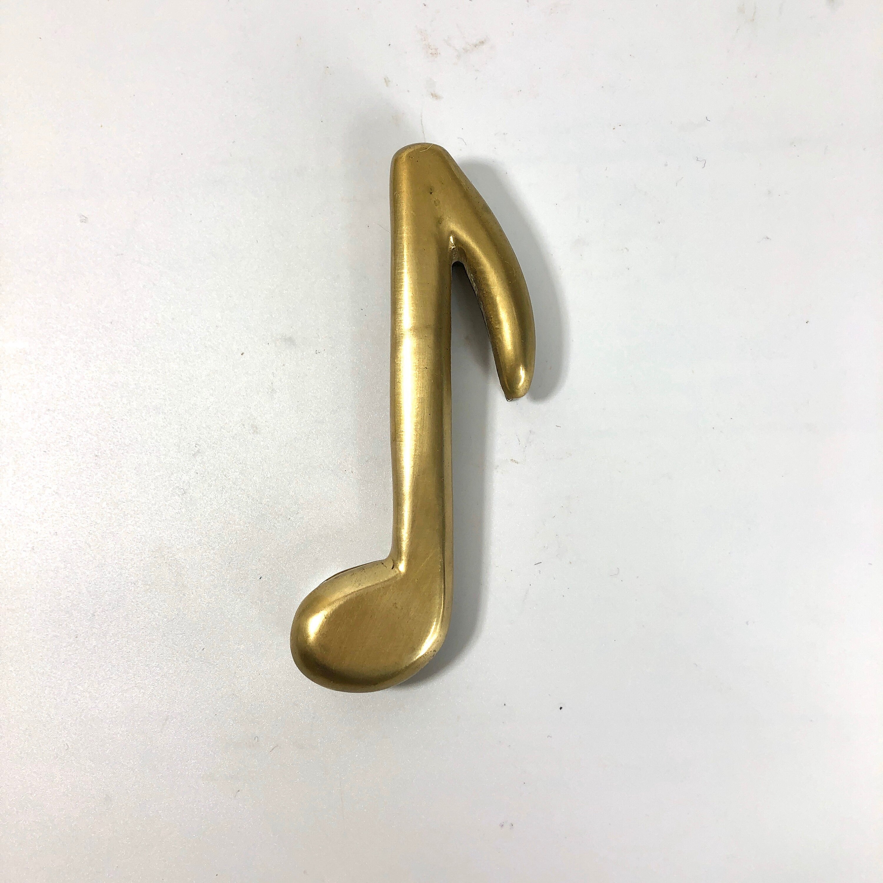 Vintage Brass Music Note Door Knocker - Etsy