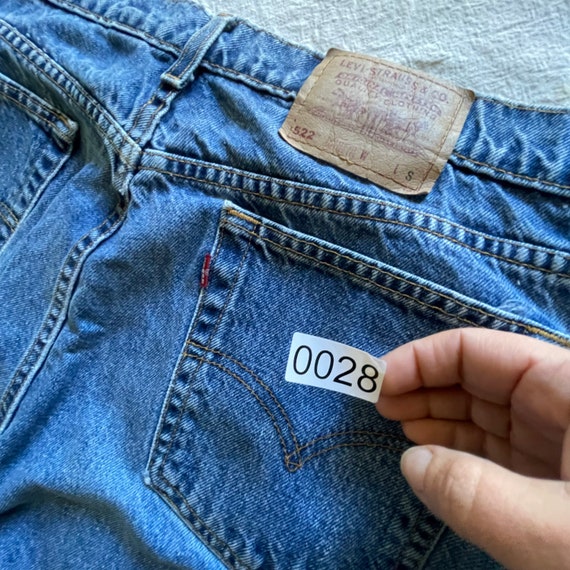 Vintage Levis 522 Made in USA Redline, Size 22 Short … - Gem