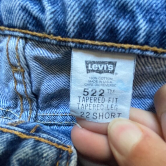 Vintage Levis 522 Made in USA Redline, Size 22 Short … - Gem