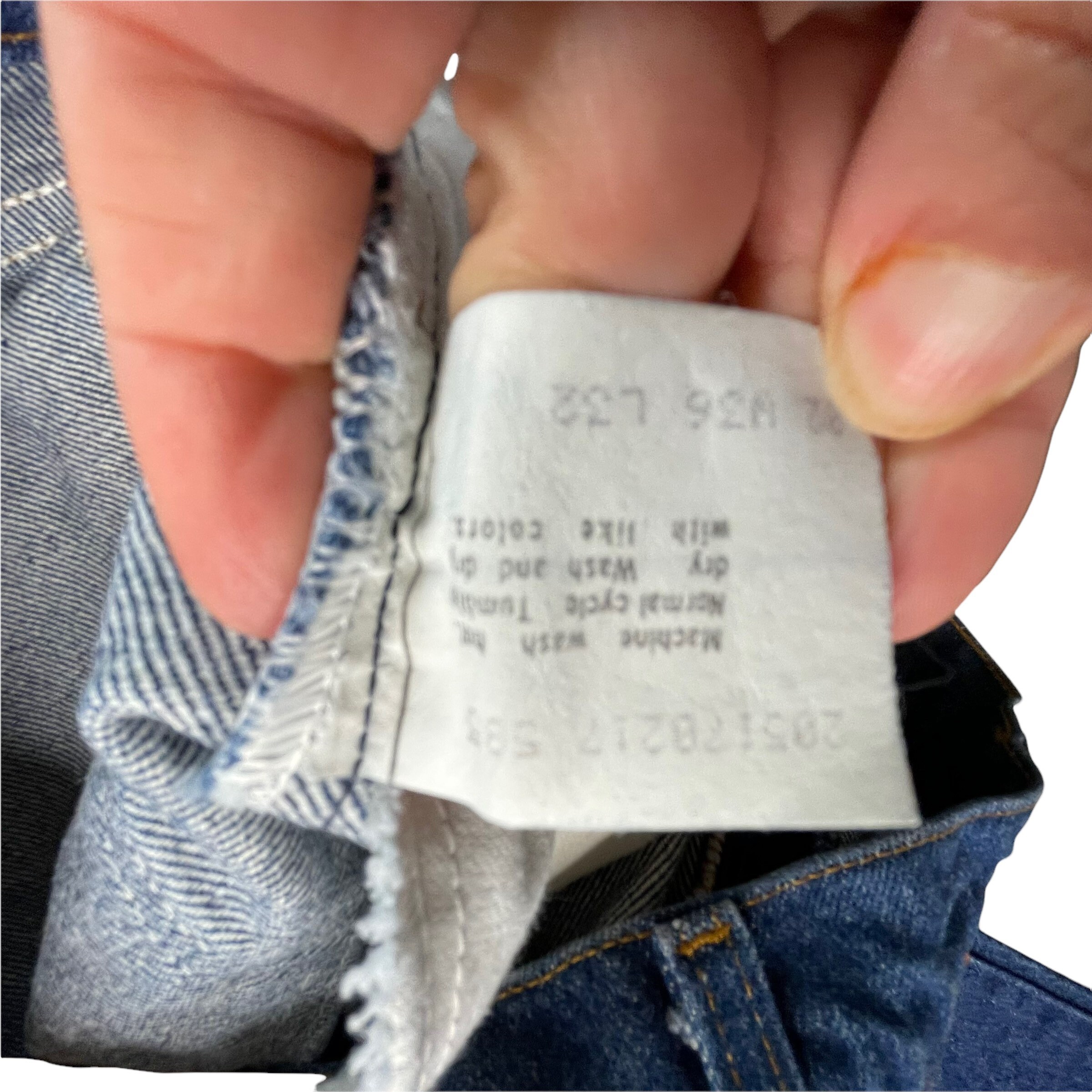 Vintage Levis 20517-0217 Saddleman Jeans, Orange Tab, Made Vintage Levis 20517-0217 Saddleman Jeans, Orange Tab, Made