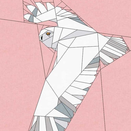Owl Quilt Block Pdf Pattern - Etsy