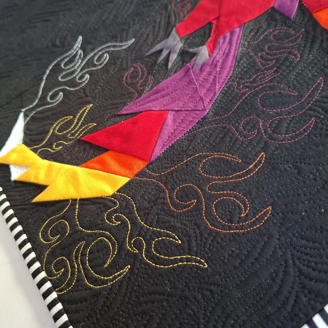 The Phoenix of Hope, Foundation Paper Piecing Quilt Block, FPP Sewing ...