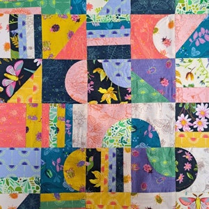 Doodads English Paper Piecing Pattern, EPP Quilt, Denim Jacket Panel - Etsy