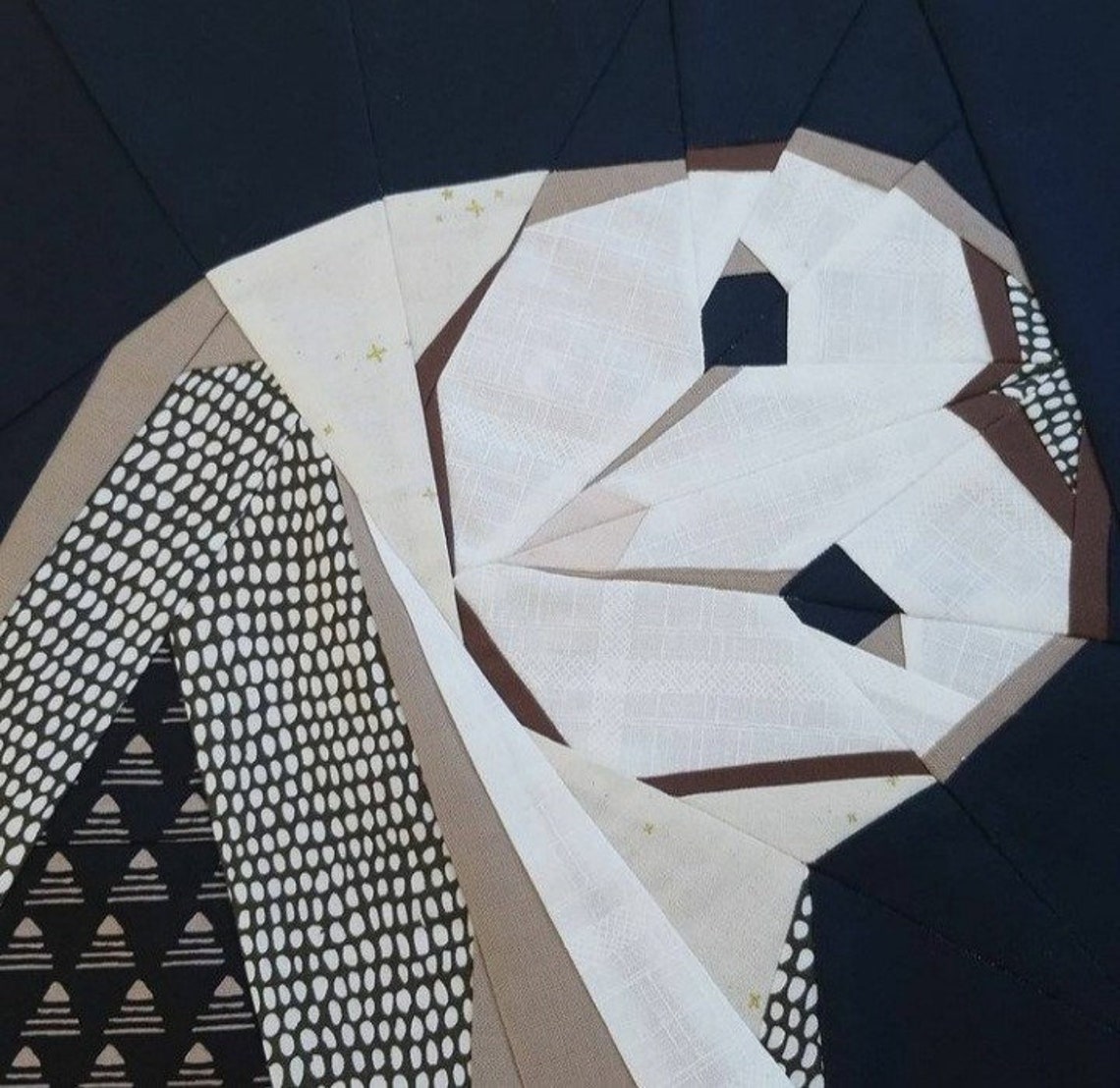 The Curious Owl Foundation Paper Piecing Pattern Barn Owl - Etsy