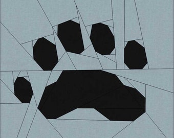 The Fox Foundation Paper Piecing Pattern FPP Quilt Block. - Etsy